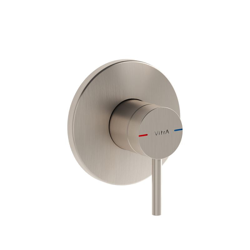 VitrA Built-In Shower Mixer Exposed Part - Minibox - Brushed Nickel A4
