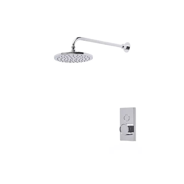 Tavistock Axiom Single Function Push Button Concealed Shower System wi