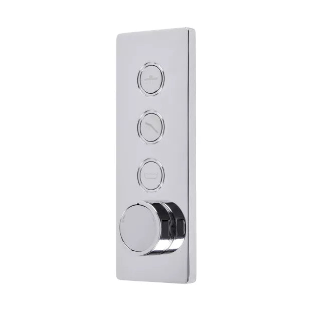 Tavistock Axiom Triple Function Push Button Shower Valve Chrome SAX276