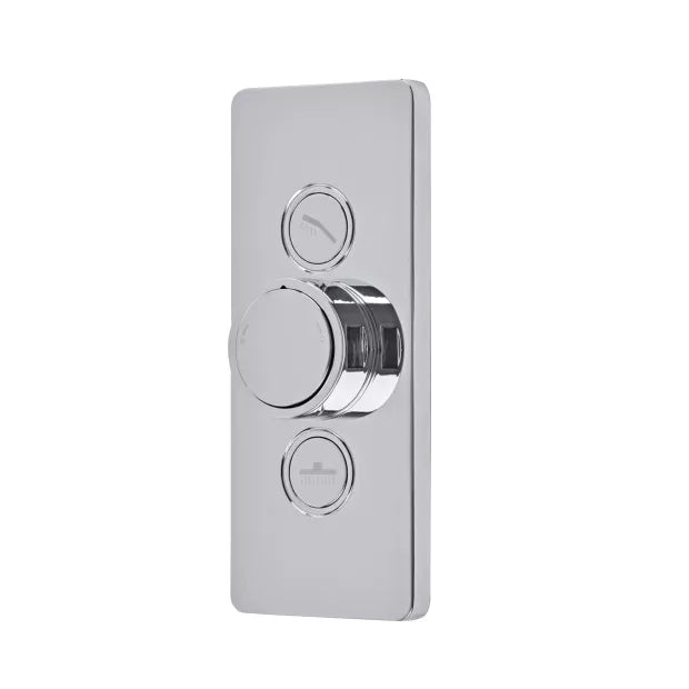 Tavistock Axiom Dual Function Push Button Shower Valve Chrome SAX2765