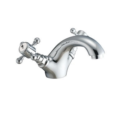 Harrogate Mono Traditional Basin Mixer Tap With Push Waste TAP191L
