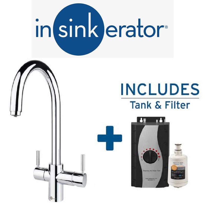 Instant Hot Boiling Water Tank With Filter And 3 In 1 Tap Insinkerator